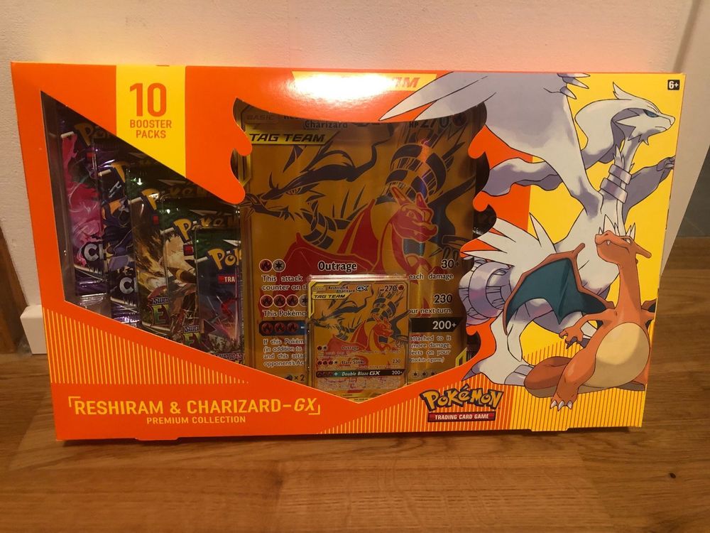 Reshiram&Charizard GX Premium Collection | Kaufen auf Ricardo