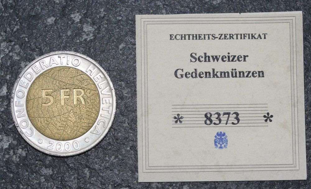 5 Franken Gedenkmünze 150 Jahre CHF | Kaufen auf Ricardo