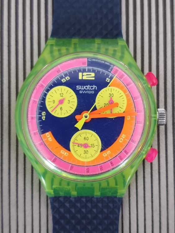 SWATCH CHRONO SCJ101 GRAND PRIX WIE NEU | Acheter sur Ricardo