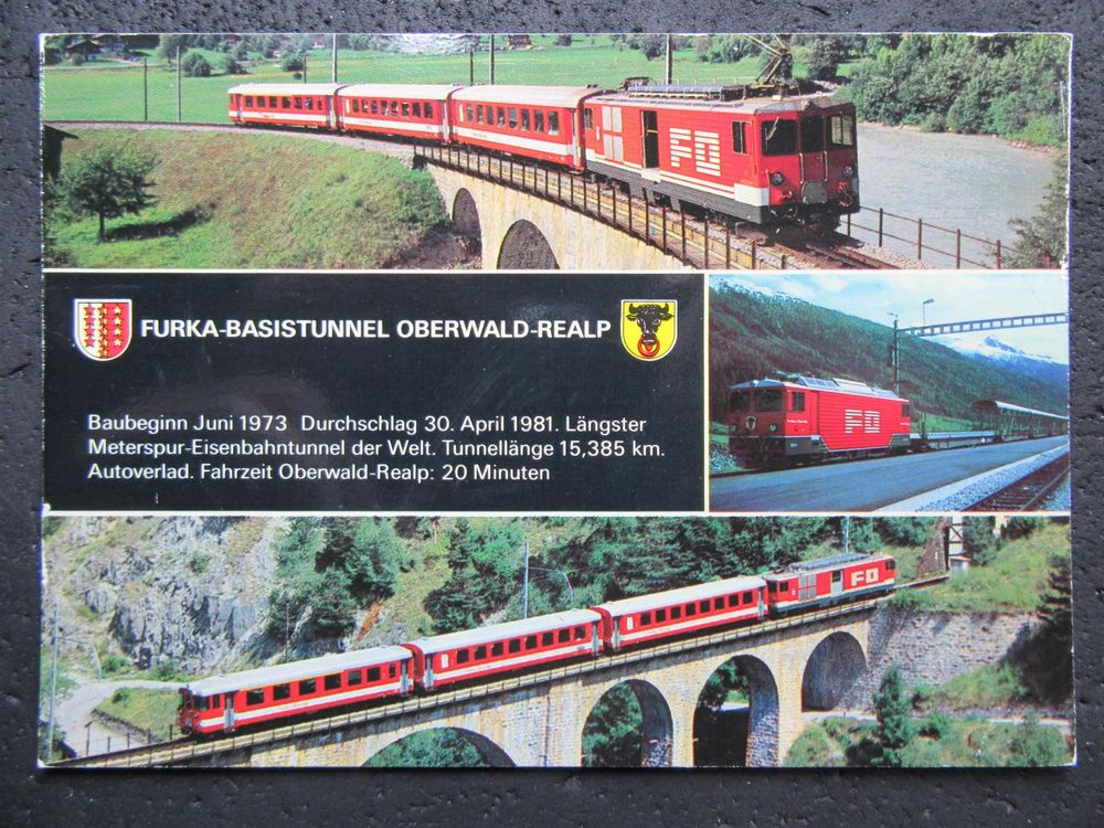 Furka Basistunnel Oberwald-Realp 15km | Kaufen auf Ricardo