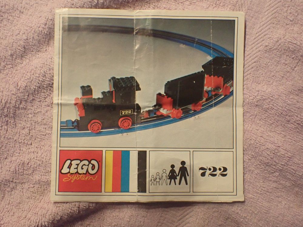 Bauanleitung für LEGO Eisenbahn Set 722 | Kaufen auf Ricardo