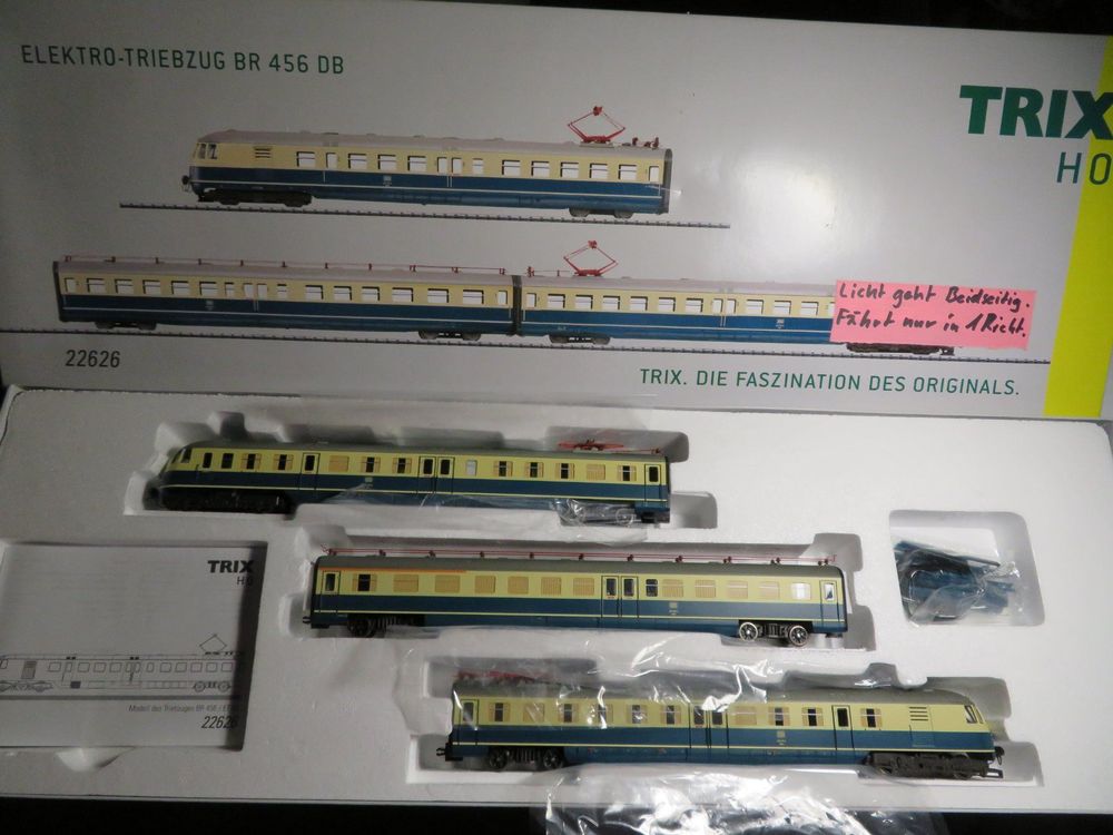 22626 Trix HO Elektrotriebwagen DB BR456 | Kaufen auf Ricardo