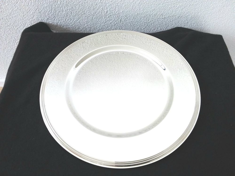 Neuer Platzteller HOGRI silver plated | Kaufen auf Ricardo