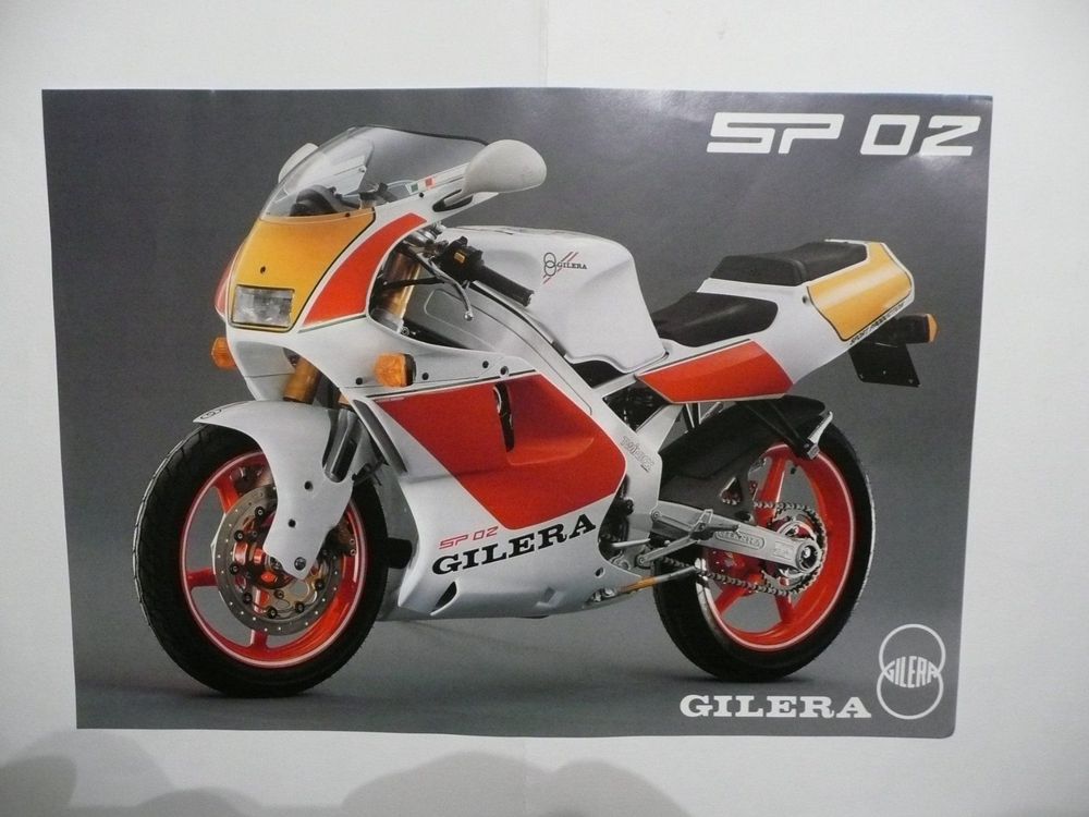 GILERA SP02 PROSPEKT 1989 OLDTIMER | Acheter sur Ricardo