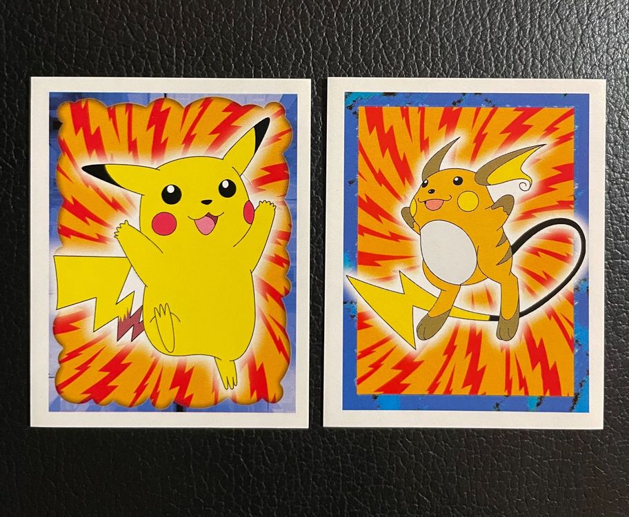 Pokemon merlin sticker pikachu raichu | Kaufen auf Ricardo