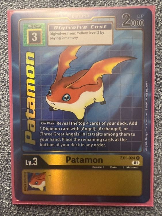 Digimon TCG Patamon Ex1-024 AA | Kaufen auf Ricardo
