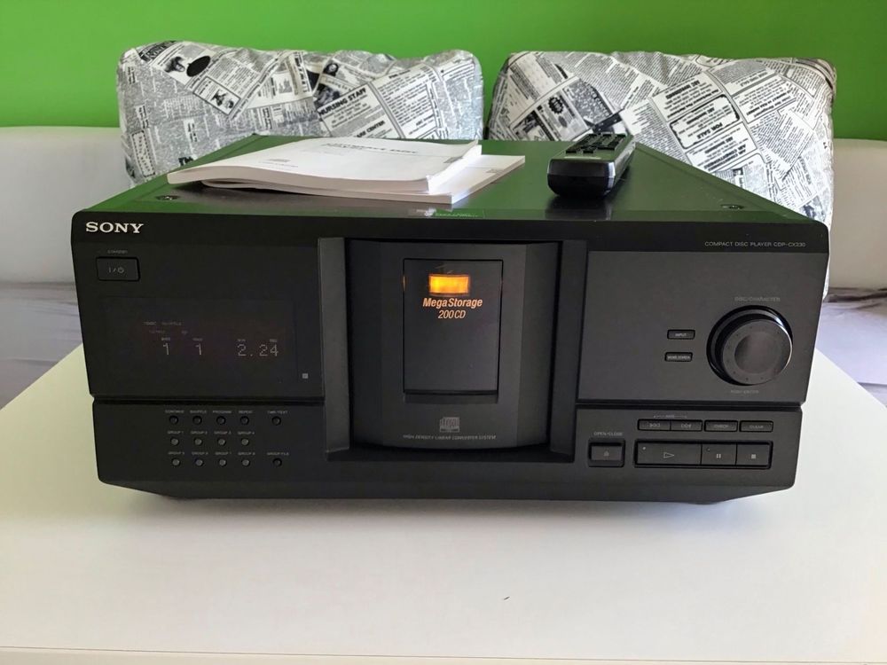 Sony CDP-CX230 200 Fach-CD Wechsler | Acheter sur Ricardo