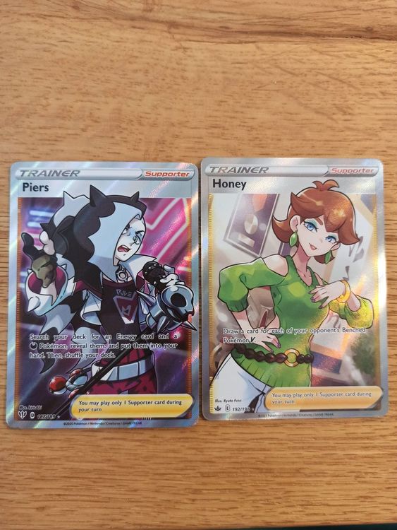 Pokemon Full Art Trainer Piers und Honey | Kaufen auf Ricardo