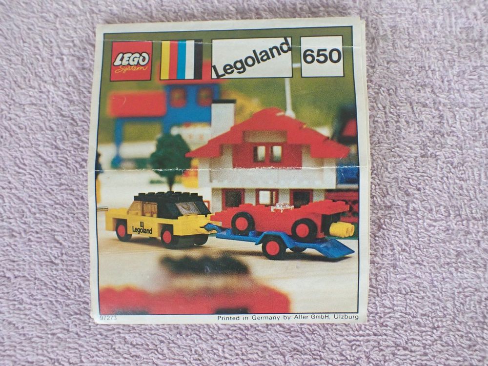 schöne Bauanleitung für LEGO Set 650 | Kaufen auf Ricardo