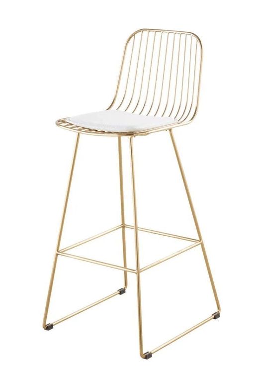 Designer Barhocker, gold/messing | Kaufen auf Ricardo