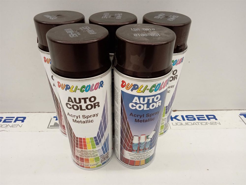 5xAuto Color Spray Rot metallic à 400ml | Kaufen auf Ricardo