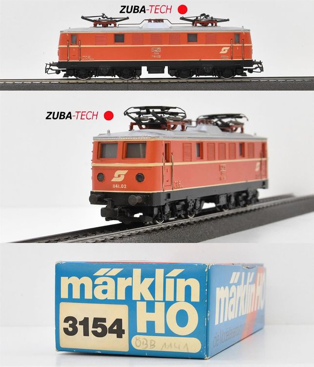 Märklin 3154 E-Lok Rh 1141 öBB H0 WS OVP | Acheter sur Ricardo