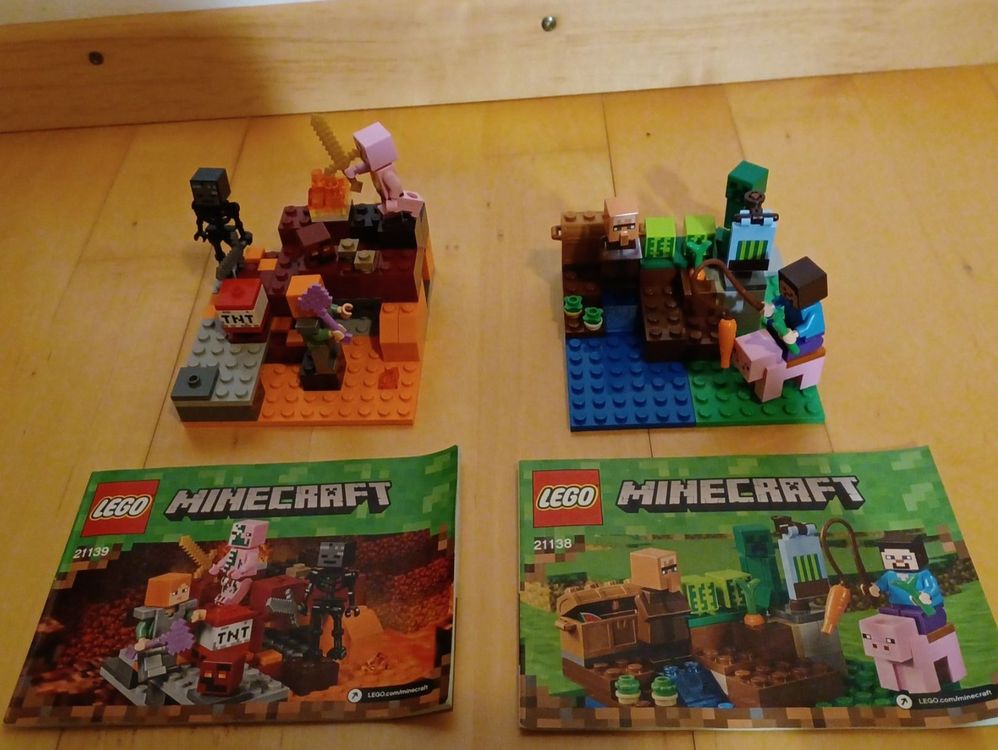 Lego Minecraft Melon Farm & Nether Fight | Kaufen auf Ricardo