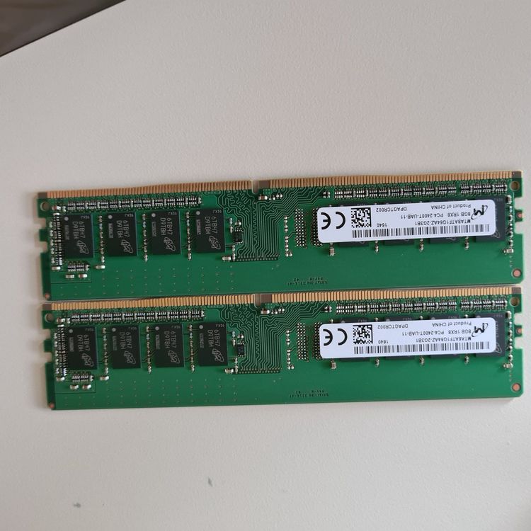 2× 8GB Ram Stick 2400mhz | Kaufen auf Ricardo