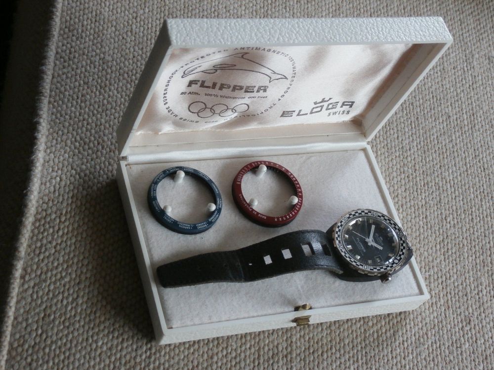 DEFEKTE !! ELOGA Swiss Watch Uhr Flipper | Kaufen auf Ricardo