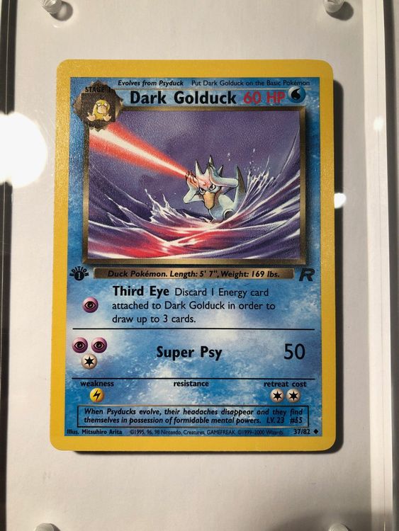 Dark Golduck Team Rocket 1st NM Ab 1 Kaufen Auf Ricardo Dark Golduck Team Rocket 1st NM Ab 1 Kaufen Auf Ricardo