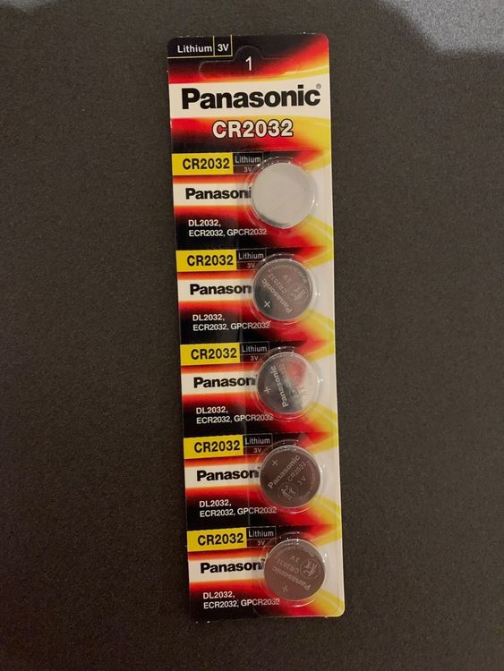 5 x CR2032 / 3V von Panasonic | Kaufen auf Ricardo