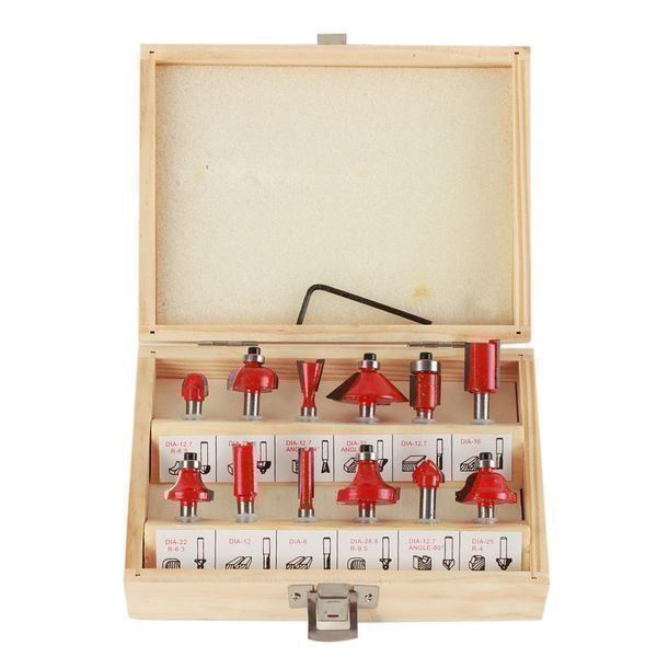 Oberfräse Fräser Set 8mm Fräsersatz 12er | Kaufen auf Ricardo