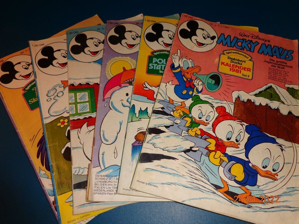 Micky Maus Hefte 1981 | Kaufen auf Ricardo