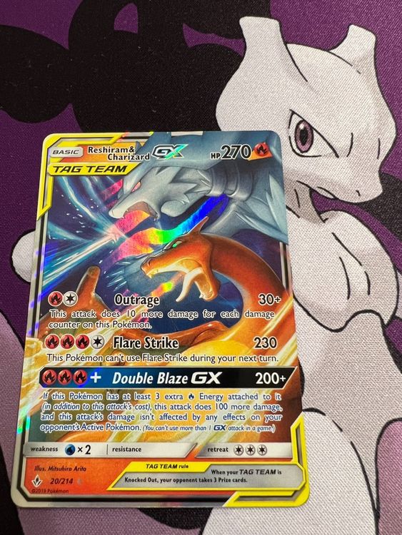 Reshiram & Charizard GX / Pokemon | Kaufen auf Ricardo
