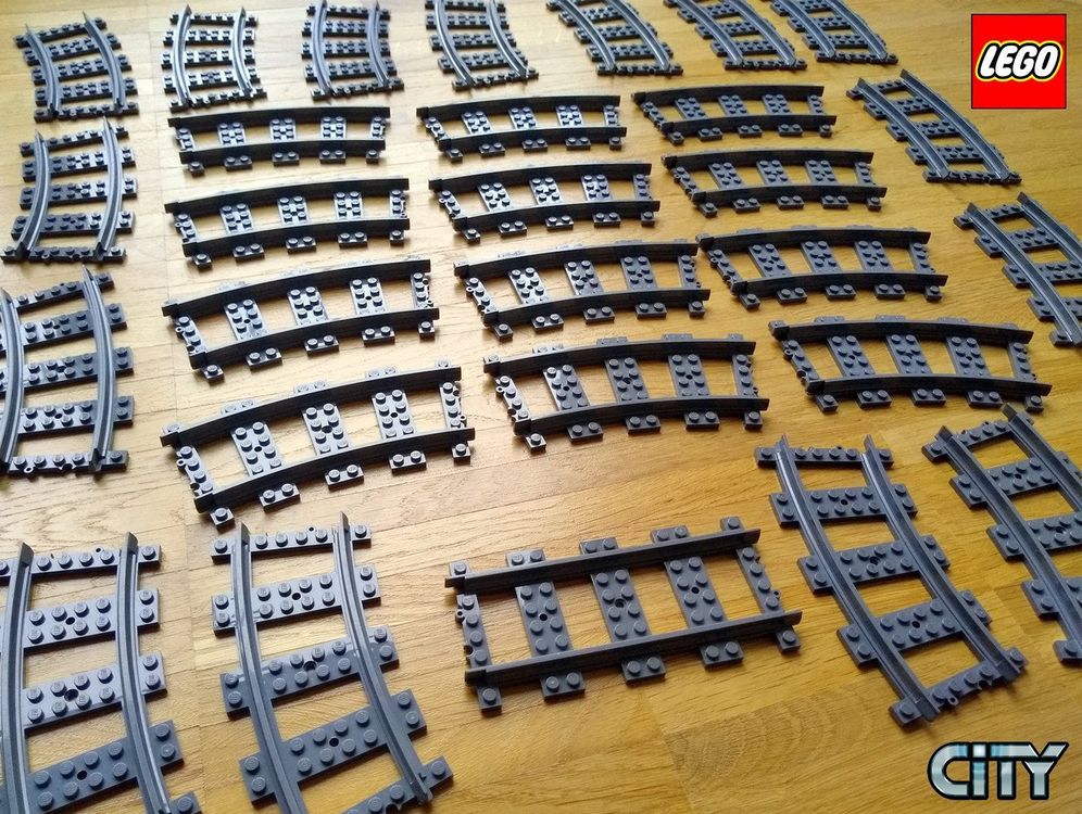 LEGO City 28 Schienen Eisenbahn Zug rail | Acheter sur Ricardo