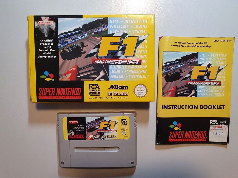 SNES - F1 World Championship Edition PAL | Kaufen auf Ricardo