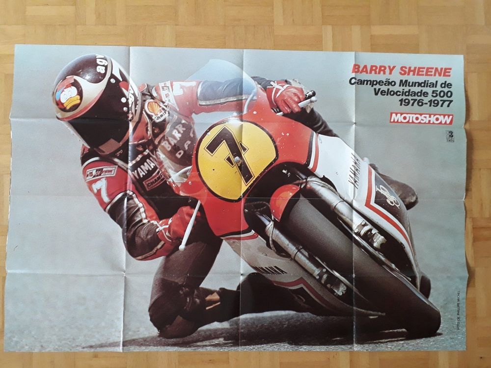 Rarität: Barry Sheene Poster 110 x 80cm | Acheter sur Ricardo