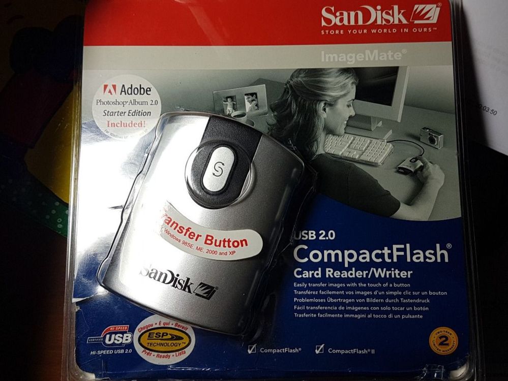 SanDisk USB 2.0 CompactFlash Card Reader | Kaufen auf Ricardo