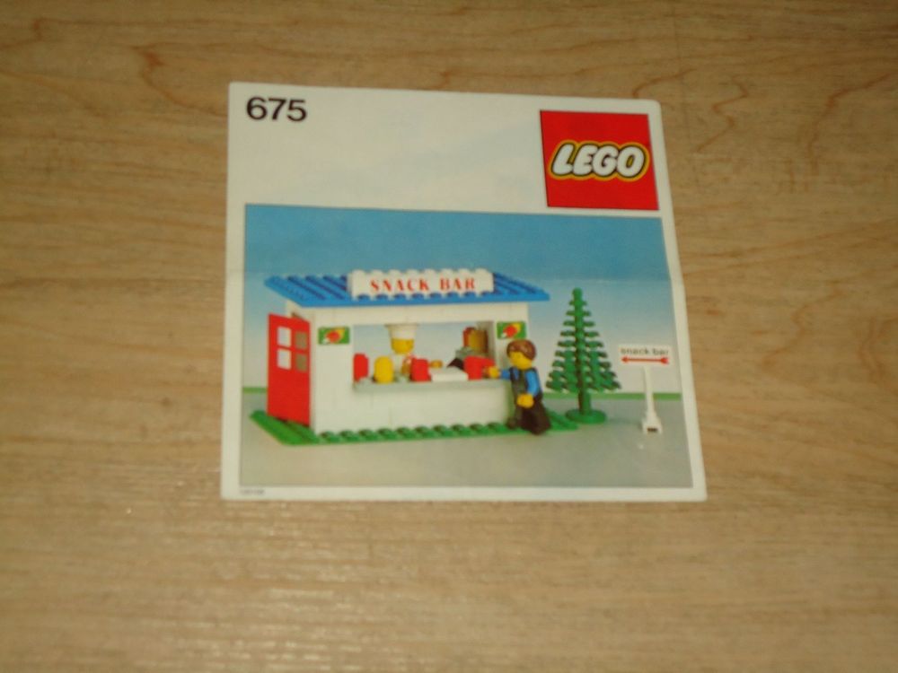 Lego 675 Snack Bar Bauanleitung 1979 | Kaufen auf Ricardo