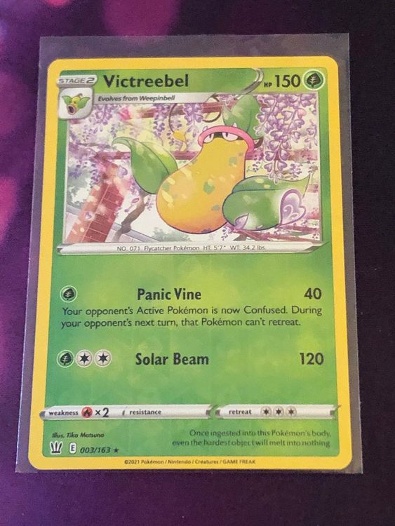 Battle Style Victreebel 003/163 EN Rev. | Kaufen auf Ricardo