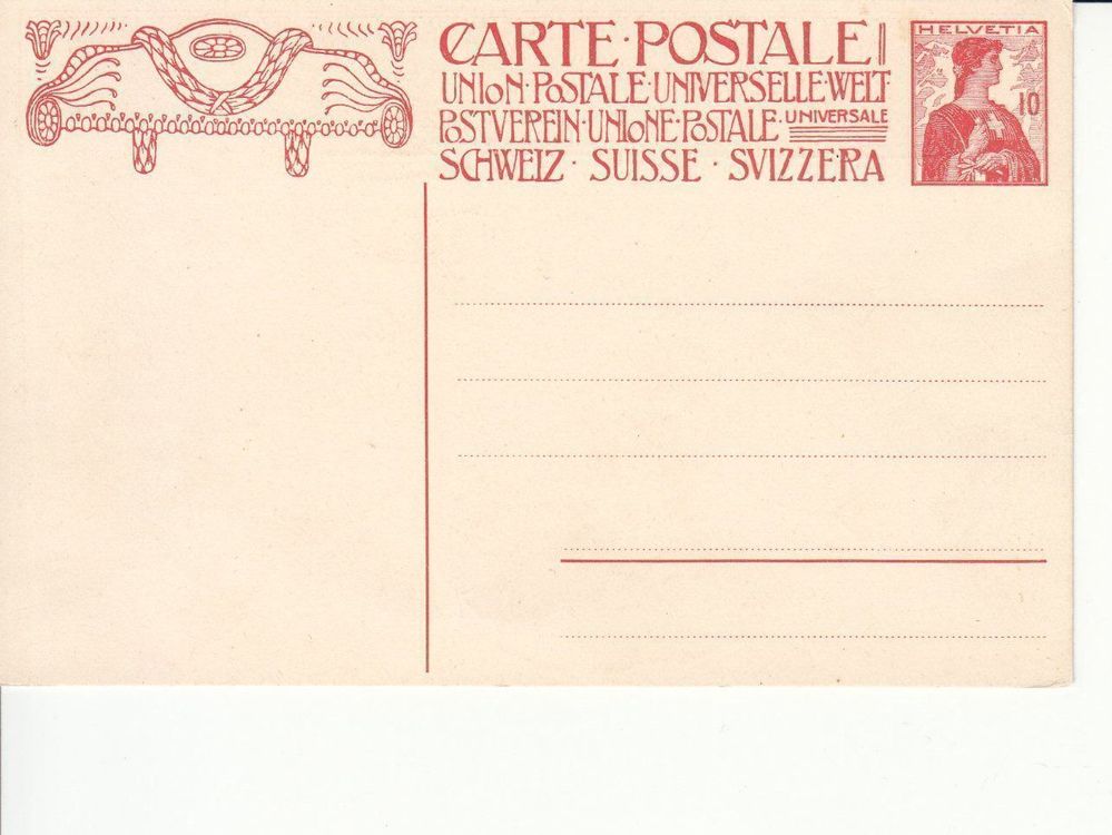 Postkarte UPU-Monument 1909 * | Kaufen auf Ricardo
