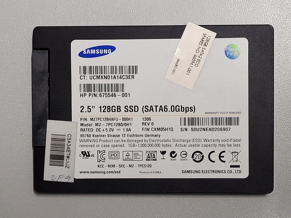 SSD Samsung 2.5" SATA 128 GB | Kaufen auf Ricardo