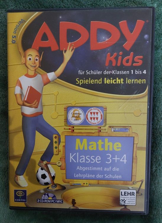 PC Lernspiel ADDY KIds Mathe Klasse 3+4 | Kaufen auf Ricardo