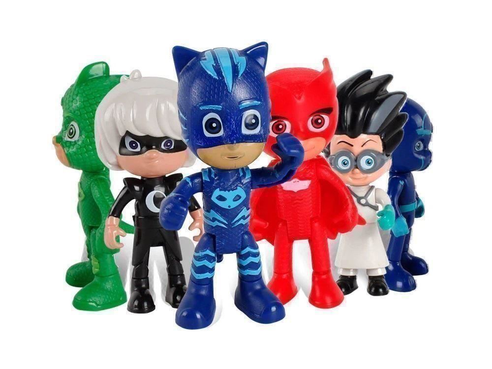 6 PJ MASK FIGUREN PJ MASKS PYJAMAHELDEN Acheter Sur Ricardo