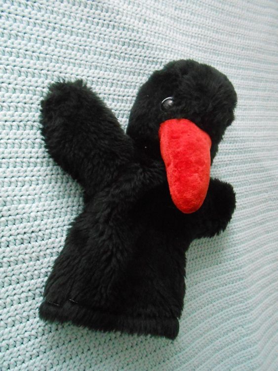 Handpuppe " Rabe " | Kaufen auf Ricardo