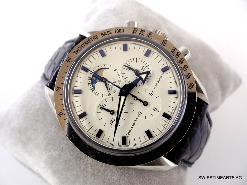 OMEGA SPEEDMASTER 18K/SS BROAD ARROW HANDAUFZUG MONDPHASE | Kaufen auf ...