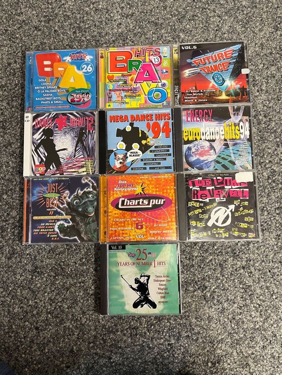 10 CD Sampler (90er, Bravo Hits, etc) | Acheter sur Ricardo