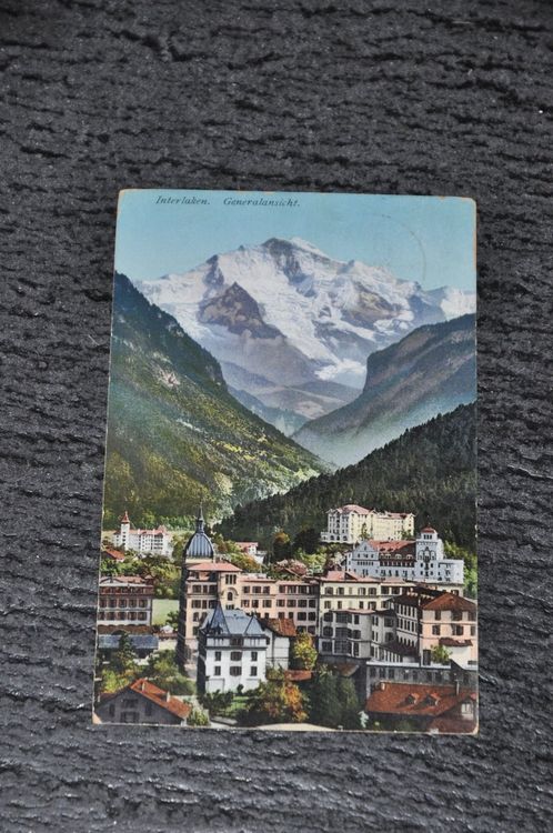 AK Interlaken - Generalansicht - 1912 | Kaufen auf Ricardo