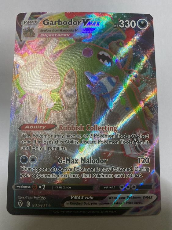 Pokemonkarte Garbodor Vmax | Kaufen auf Ricardo