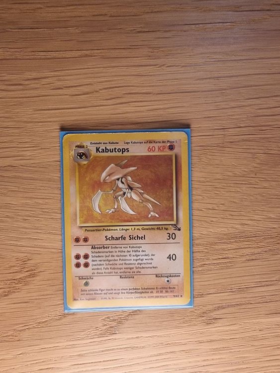 Kabutops Holo Fossil Set 1999 ab 1.- Chf | Kaufen auf Ricardo