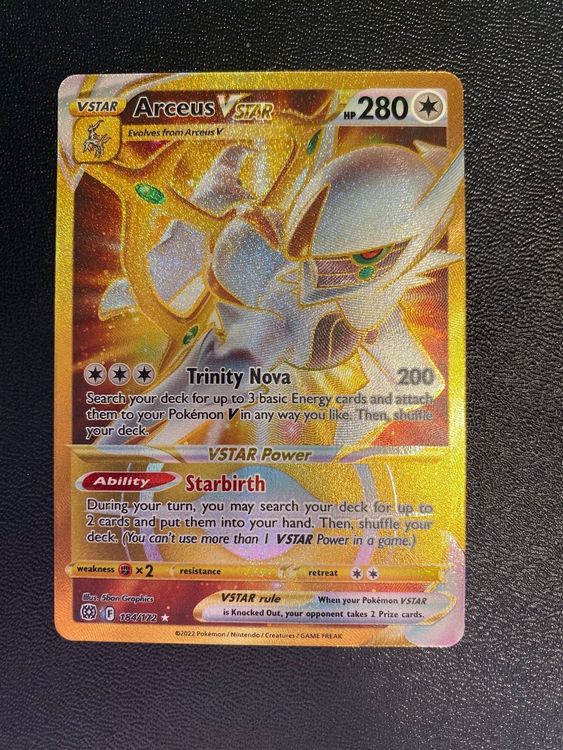 Arceus VSTAR Gold Secret Rare#184/172 EN | Kaufen auf Ricardo
