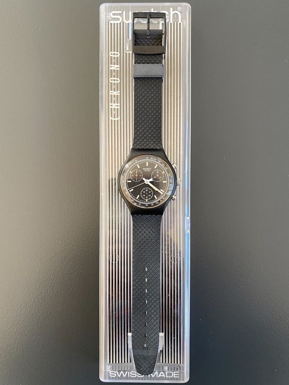 SWATCH CHRONO SCB100 BLACK FRIDAY +NEU+ | Kaufen auf Ricardo