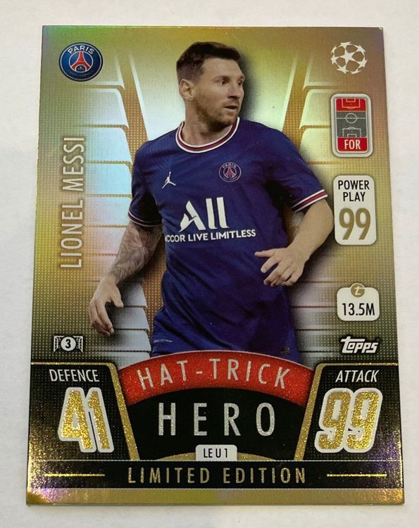 Limited Edition Match Attax Lionel Messi | Kaufen auf Ricardo
