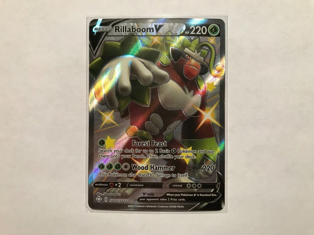 Rillaboom V Shiny EN | Kaufen auf Ricardo