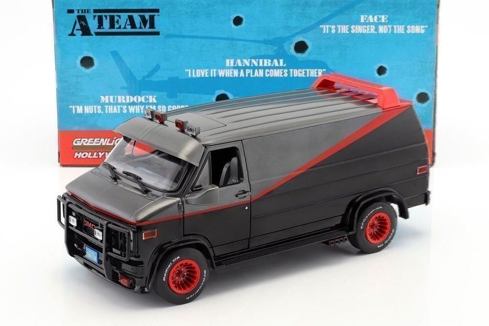 GMC VANDURA A-TEAM VAN 1983 1:18 GREEN | Kaufen auf Ricardo