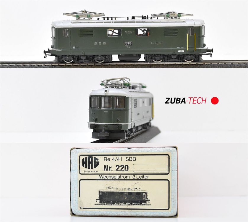 HAG 220 E-Lok Re 4/4 I SBB H0 WS Analog | Kaufen auf Ricardo