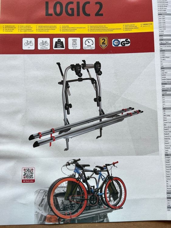 Menabo Logic 2 Heckfahrradträger | Kaufen auf Ricardo