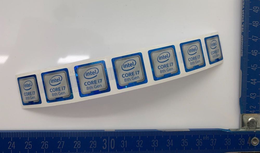 INTEL® CORE™ i7™ 8th Gen ¦ STICKER | 7x | Kaufen auf Ricardo