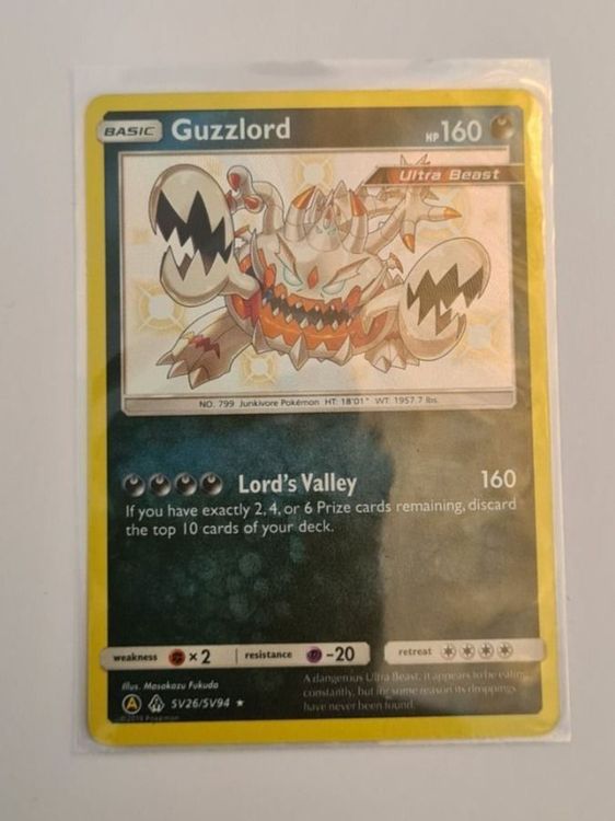 Pokemonkarte Guzzlord Shiny SV26/SV94 | Kaufen auf Ricardo