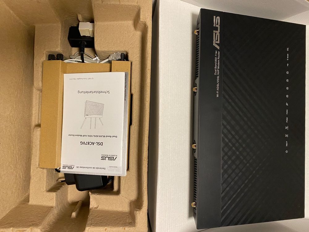 ASUS VDSL/ADSL VoIP Modem Router | Kaufen auf Ricardo